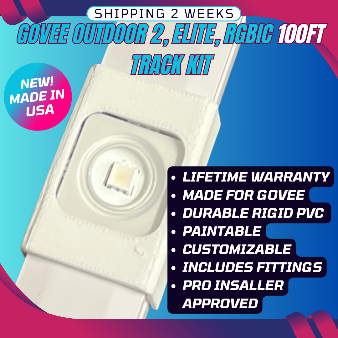 PermTrack Kit for Govee (Outdoor 2, RGBIC Original & Eite) Permanent O ...