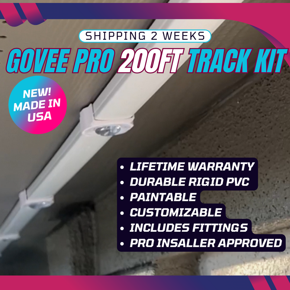 PermTrack Kit for Govee Pro Permanent Outdoor Lights (200ft ...